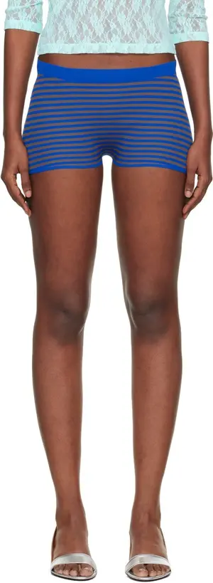 Gimaguas Camu Striped Shorts - Brown
