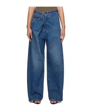 DARKPARK Ines Wide-leg Jeans - Navy Blue