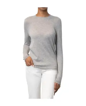 Avant Toi Long-sleeved Sweater - Gray