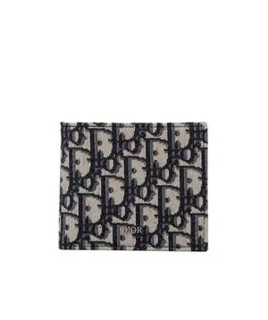 Dior Compact Wallet - Black