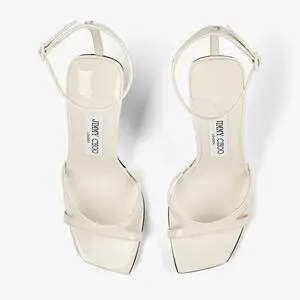 JIMMY CHOO Square Head High Heel Sandals