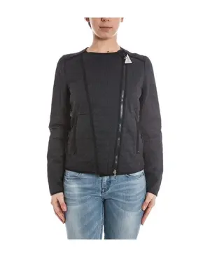Moncler Long-sleeved Zipper Casual Jacket - Black