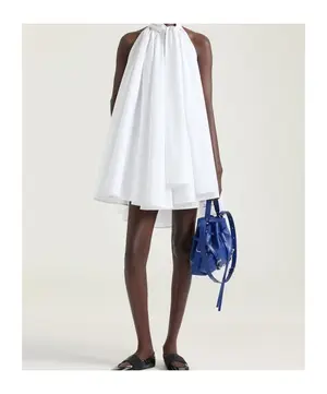 Givenchy Mini Dress In Poplin With Bow