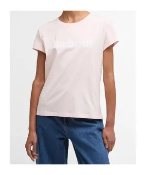 Barbour Hartland Crewneck Logo T-shirt