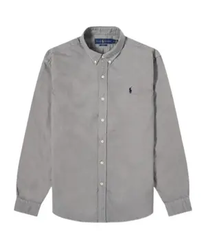 Polo Ralph Lauren Polo Ralph Lauren Garment-Dyed Oxford Shirt Gray