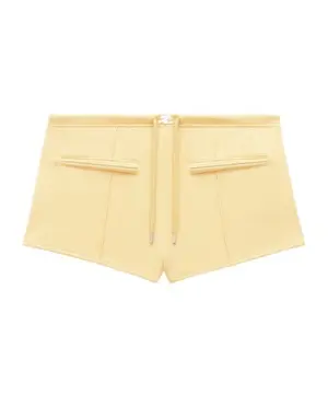 COURREGES Drawstring Shorts - Nude