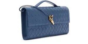 Bottega Veneta Andiamo Long Clutch With Top Handle