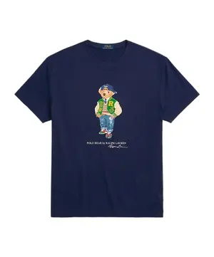 Polo Ralph Lauren Classic Fit Polo Bear Jersey T-shirt - Blue