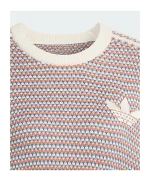 ADIDAS ORIGINALS Trefoil Embroidered 3-stripes Sweater