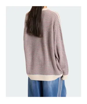 ADIDAS ORIGINALS Trefoil Embroidered 3-stripes Sweater