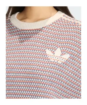 ADIDAS ORIGINALS Trefoil Embroidered 3-stripes Sweater