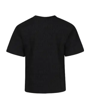 Moschino Short-sleeved T-shirt With All-over Logo