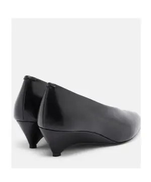 JIL SANDER Arc Leather Pumps