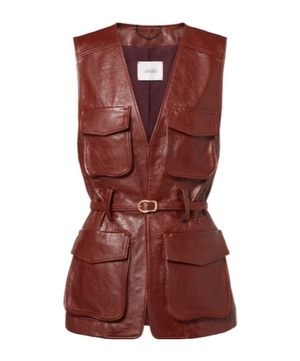 Dorothee Schumacher Broken Shine Leather Vest