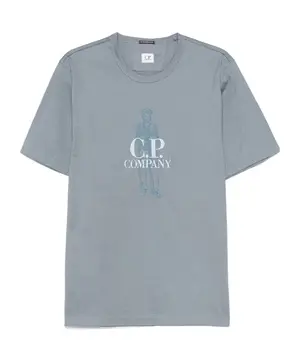 C.P. COMPANY British Sailor-embroidery T-shirt