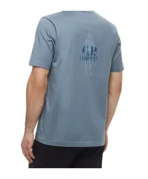 C.P. COMPANY British Sailor-embroidery T-shirt