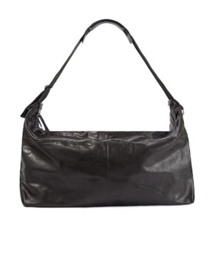 LEMAIRE Berlingot 72h Leather Duffel Bag - Black