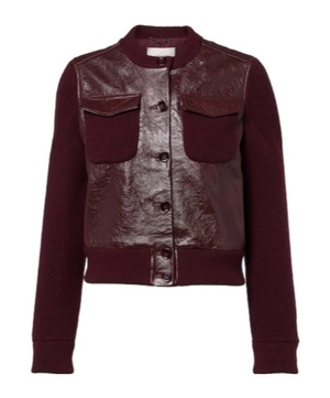 Dorothee Schumacher It's A Match Cropped Leather Jacket - Brown