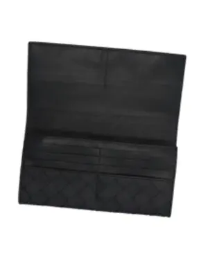 Bottega Veneta Intrecciato Weave Continental Wallet