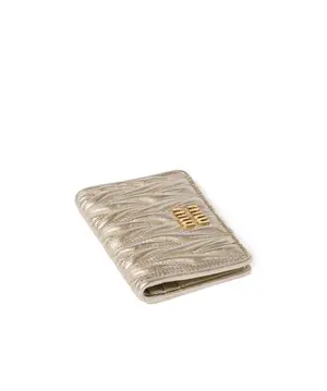 Miu Miu Logo-lettering Matelassé Cardholder