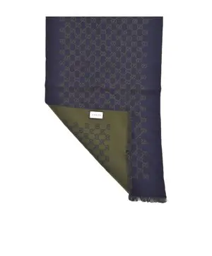 Gucci Logo Jacquard Scarf