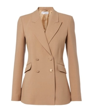 Gabriela Hearst Stephanie Virgin Wool Blazer - Nude