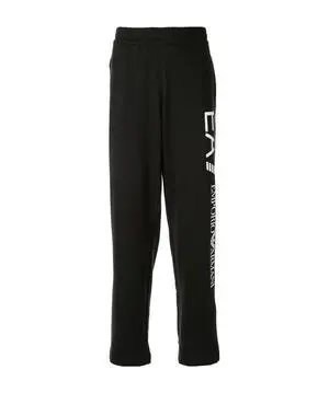 EA7 Logo-print Track Pants - Black