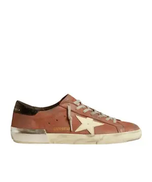 GOLDEN GOOSE Leather Lace-up Sneakers - Brown