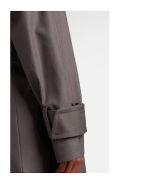 Victoria Beckham Philippa Cotton Trench Coat - Black