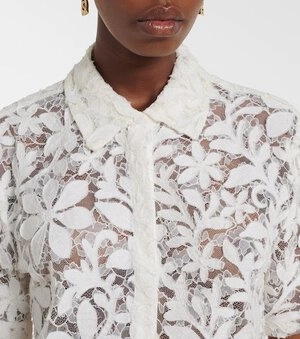 Simkhai Cotton Lace Shirt