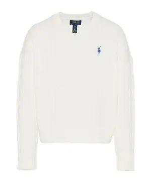 Ralph Lauren Cotton Cable-knit Sweater - White