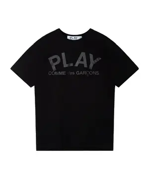 Play Comme Des Garcon Short-sleeved T-shirt - Black