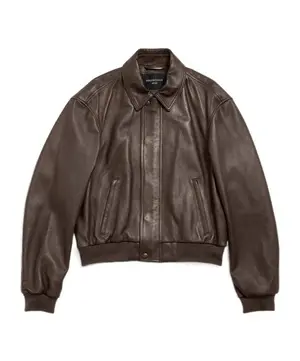 Balenciaga Taxi Jacket - Dark Brown