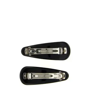 Balenciaga Logo Detailed Hair Clips