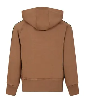 BARROW Logo-print Zip-up Hoodie