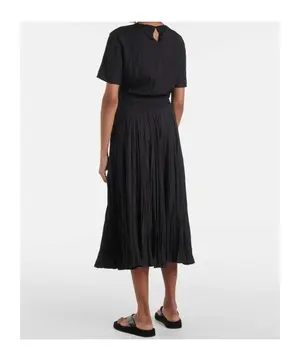 JOSEPH Sully Pleated Midi Skirt