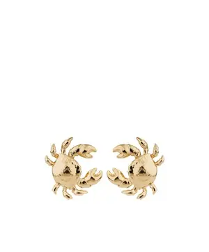Gas Bijoux Crab Earrings - Yellow