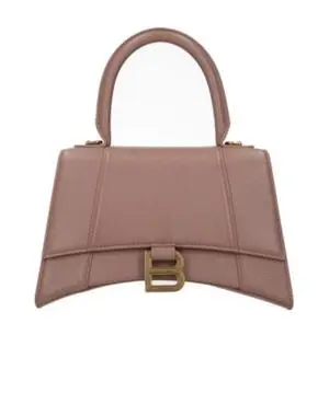 Balenciaga Hourglass Small Shoulder Bag - Brown