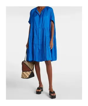JOSEPH Emile Pleated Midi Dress