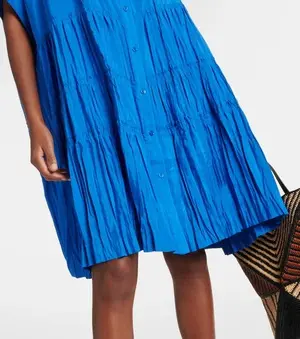 JOSEPH Emile Pleated Midi Dress