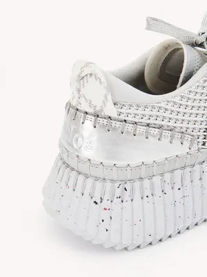 Chloé Nama Lower-impact Mesh Sneakers - White