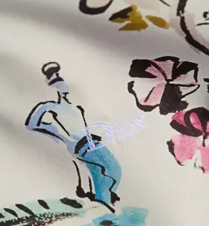 Dior Dioriviera Tied Cropped Blouse