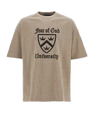 Fear Of God Logot-shirt - Grey