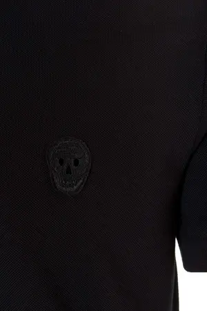 Alexander McQueen Skull Patch Polo Shirt
