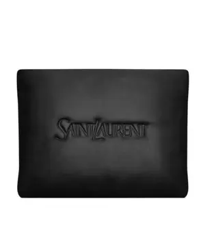 Saint Laurent Large Puffy Pouch - Black