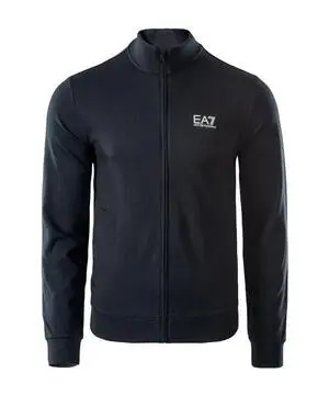 EA7 Chest-logo Lightweight Jacket - Black