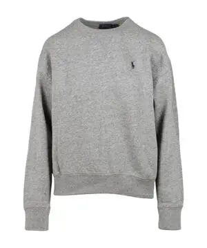Polo Ralph Lauren Logo Embroidered Sweatshirt - Grey