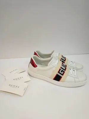 Gucci Stripe Leather Sneaker