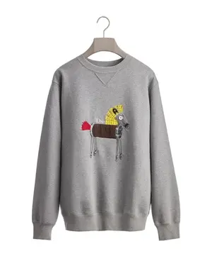 Dior Sweatshirt With Horse Embroidery - Grey