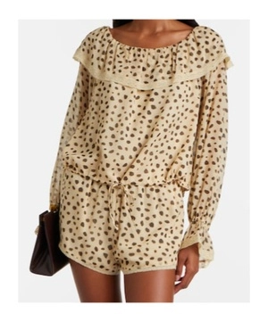 Posse Leopard-print Silk Blouse